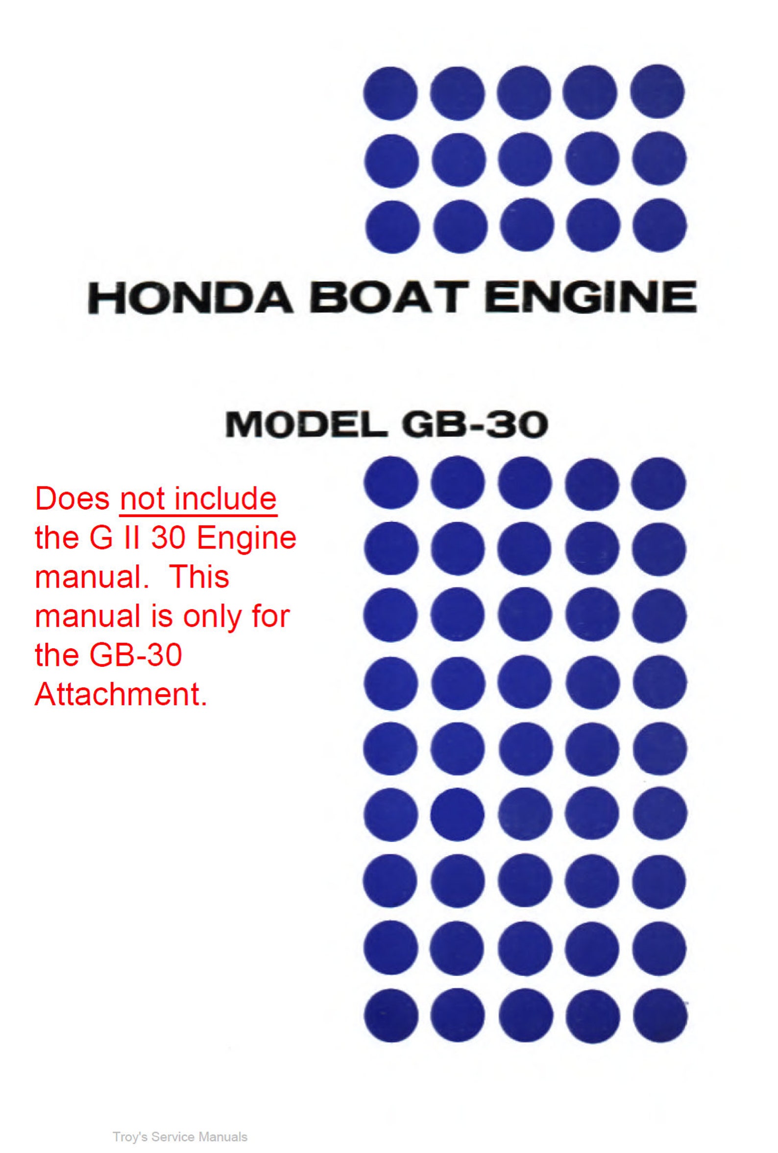 Honda Outboard Identification, Quick Reference, Pre-rigging, Remote ...