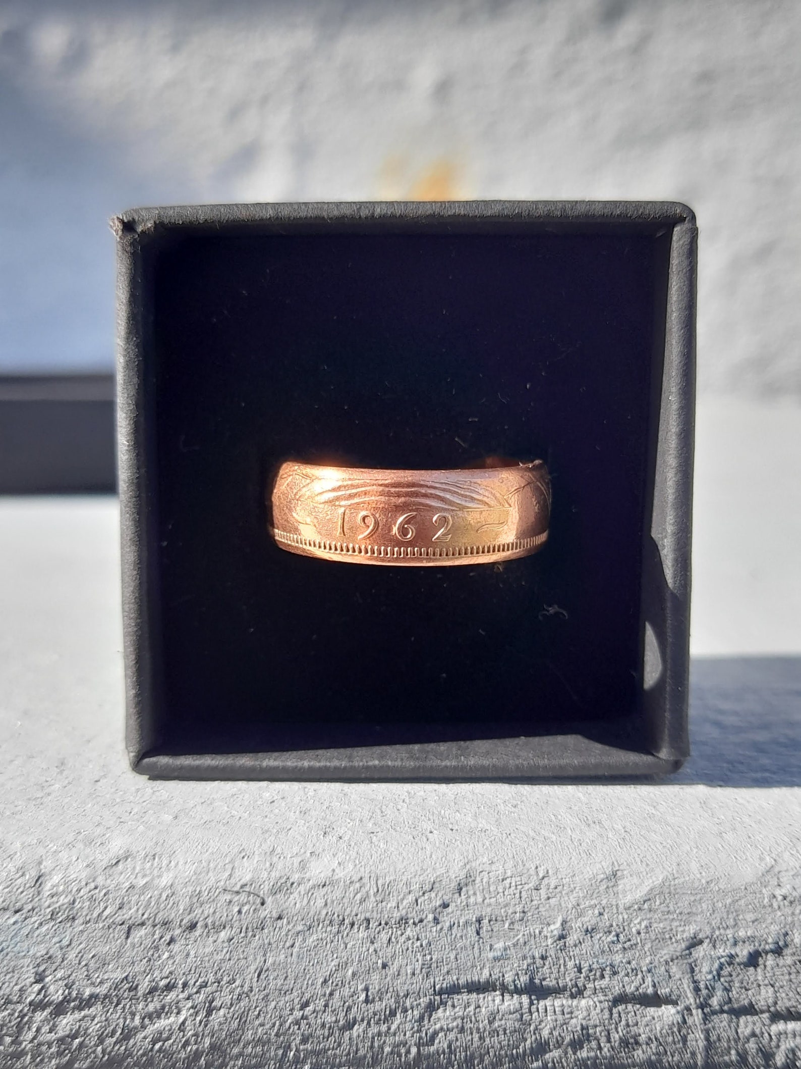 Half Penny Coin Ring. Mens Ring. Womans Ring. - Etsy UK