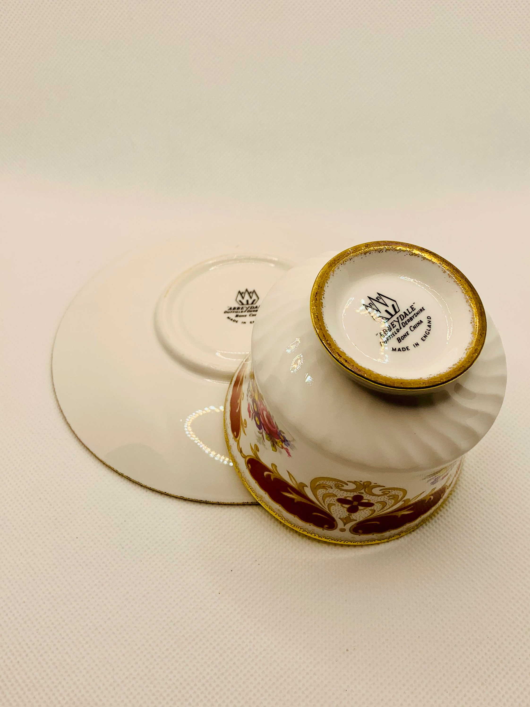 1962-1974 Abbeydale Rose Duffield Derbyshire English Bone - Etsy UK