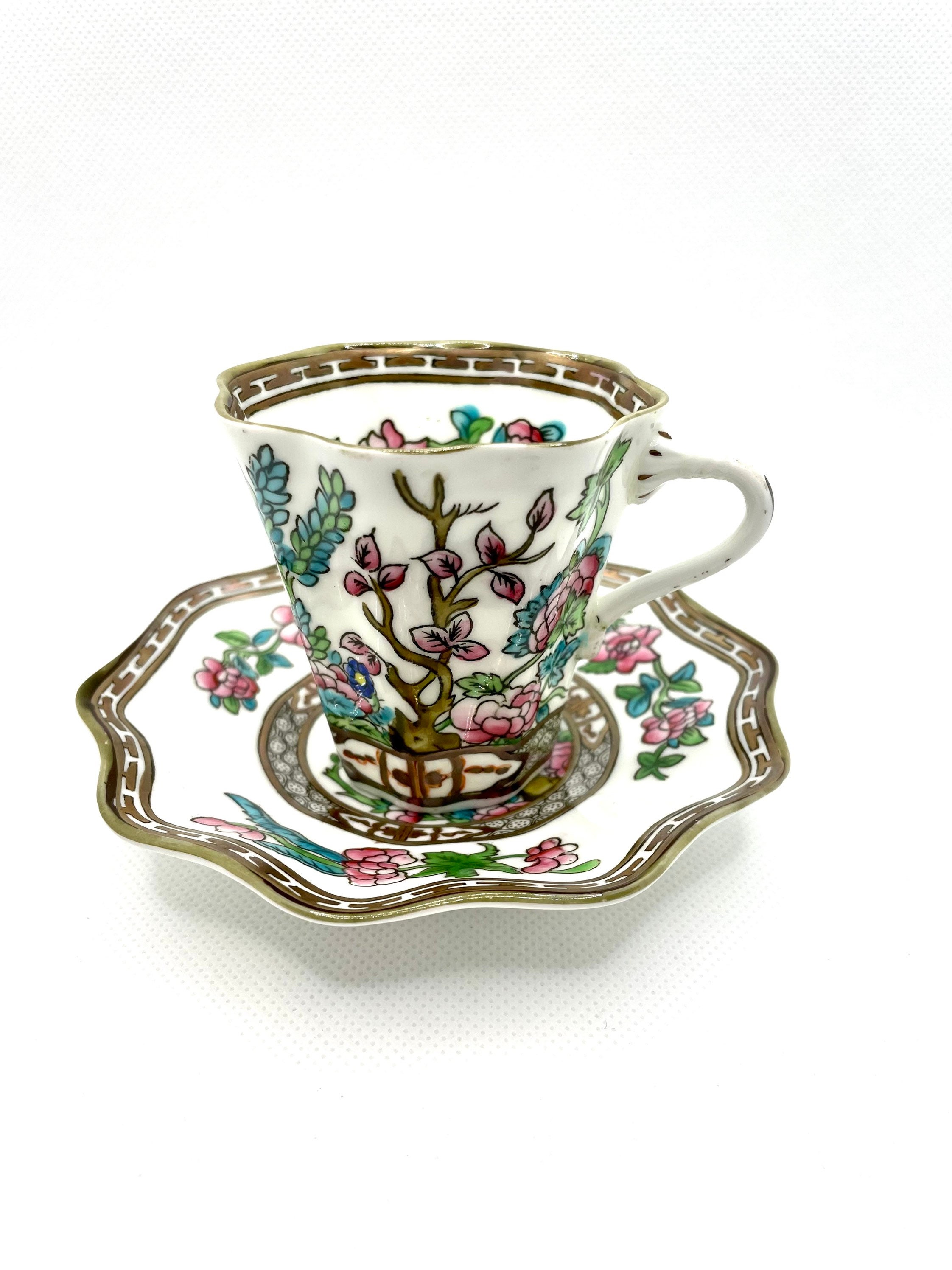 1960’s Coalport Indian Tree Tea Cup & Saucer - Etsy