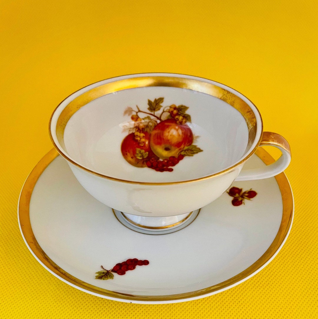 1950-1960 PMR Jaeger & Co. Bavaria Fruit Harvest Tea Set - Etsy