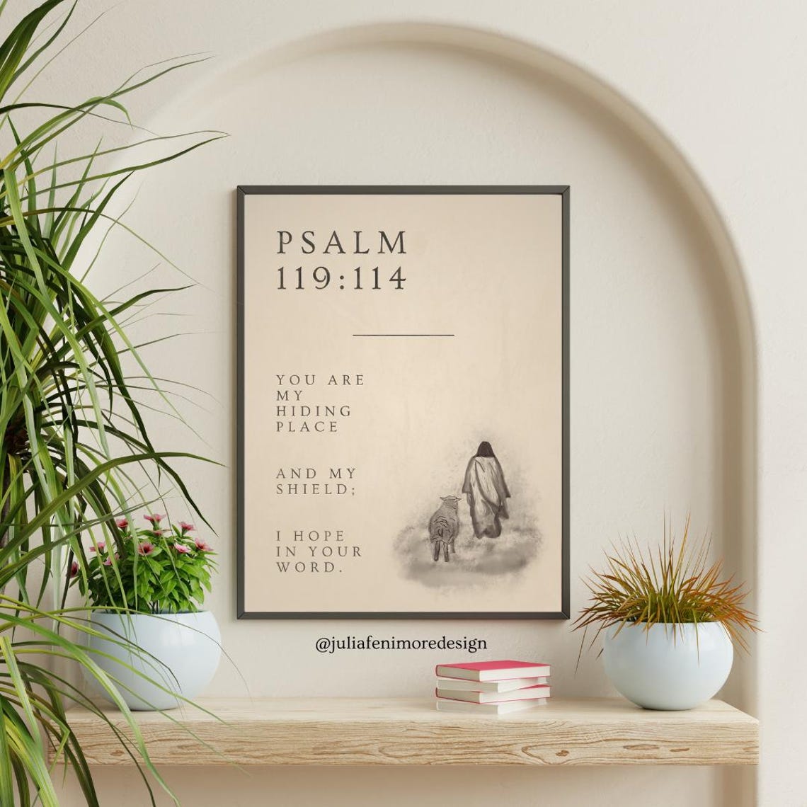 Christian Art, Psalm Bible Verse, Wall Art Design, Church Decor ...