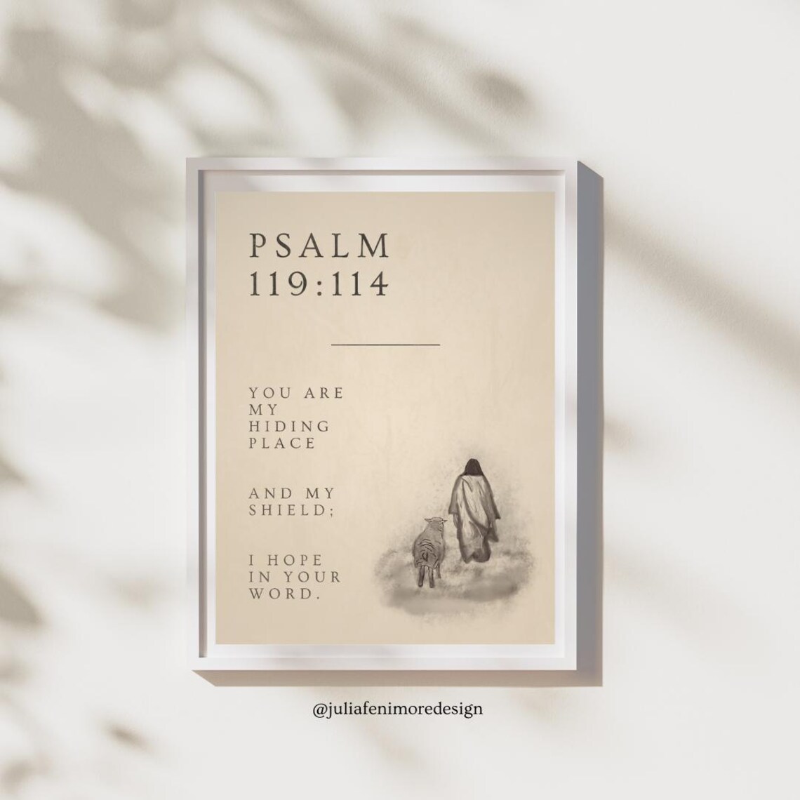 Christian Art, Psalm Bible Verse, Wall Art Design, Church Decor ...