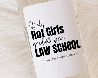 Law School Graduation Gift Law Degree Wine Label Bar Exam - Etsy