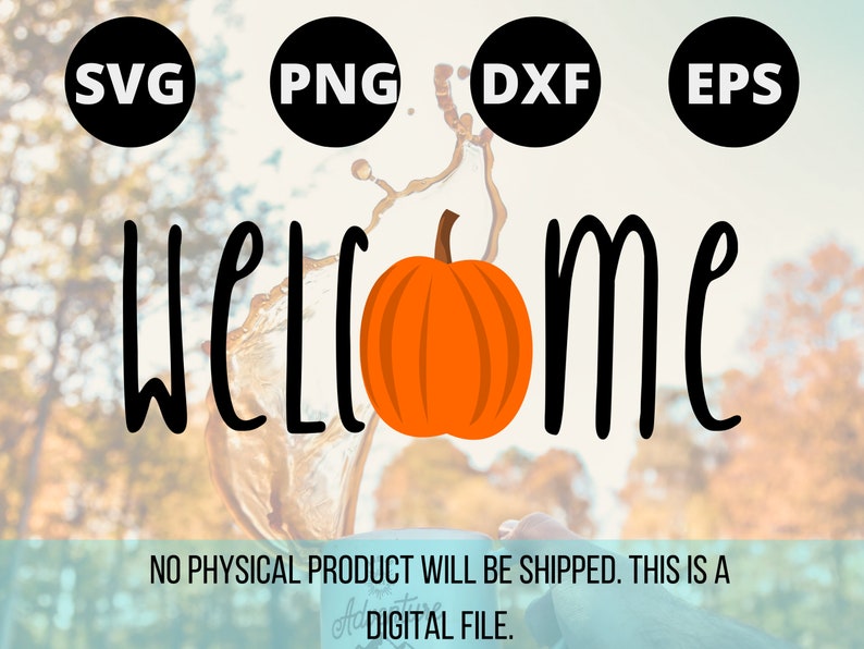 Autumn Fall Welcome SVG, Cute Fall SVG, File for Cricut, Silhouette ...