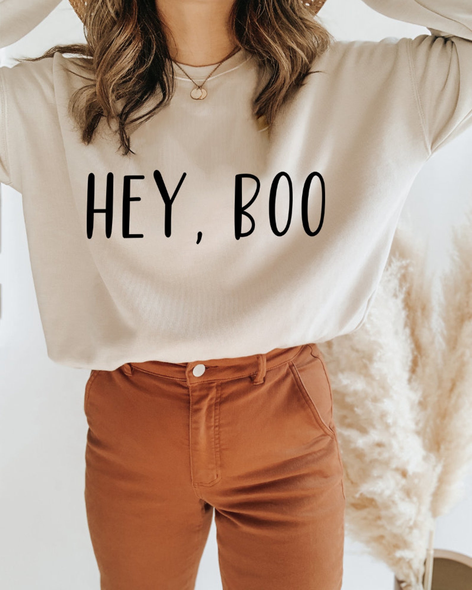 Hey Boo SVG, Cute Fall SVG, File for Cricut, Silhouette File, Cute Cut ...