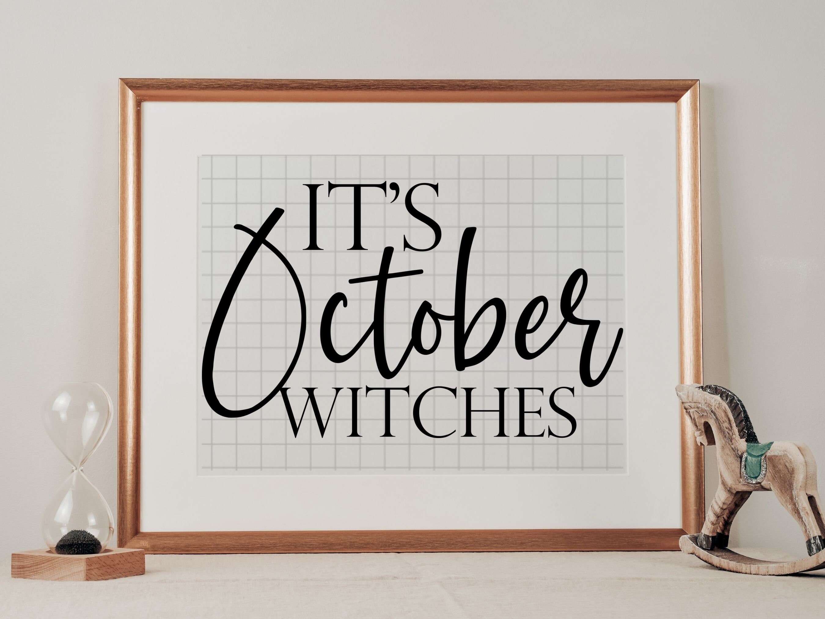 Its October Witches SVG, Cute Fall SVG, File for Cricut, Silhouette ...