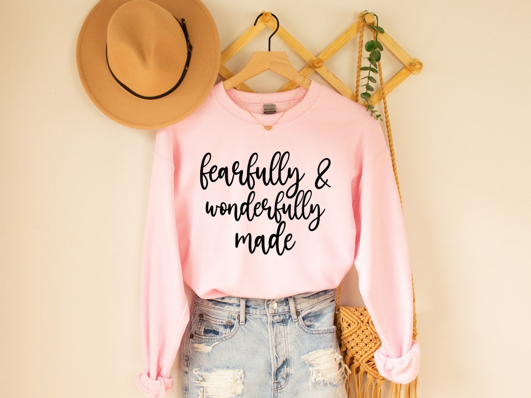 Fearfully and Wondefully Made Svg Cute Girly Svg Super Cute - Etsy UK