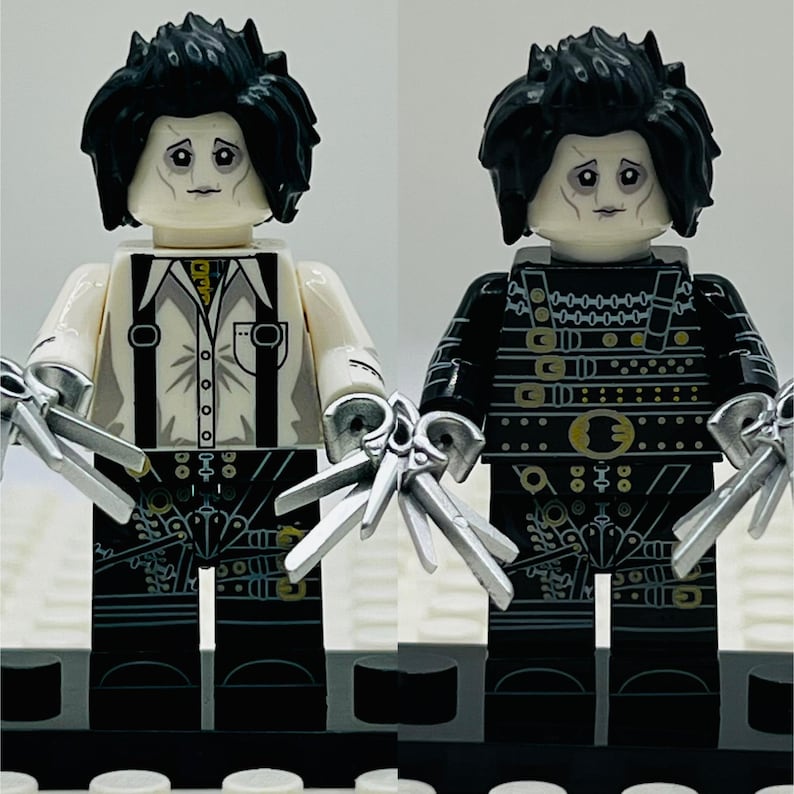 Edward Scissorhands Johnny Depp Custom Made Figure - Etsy