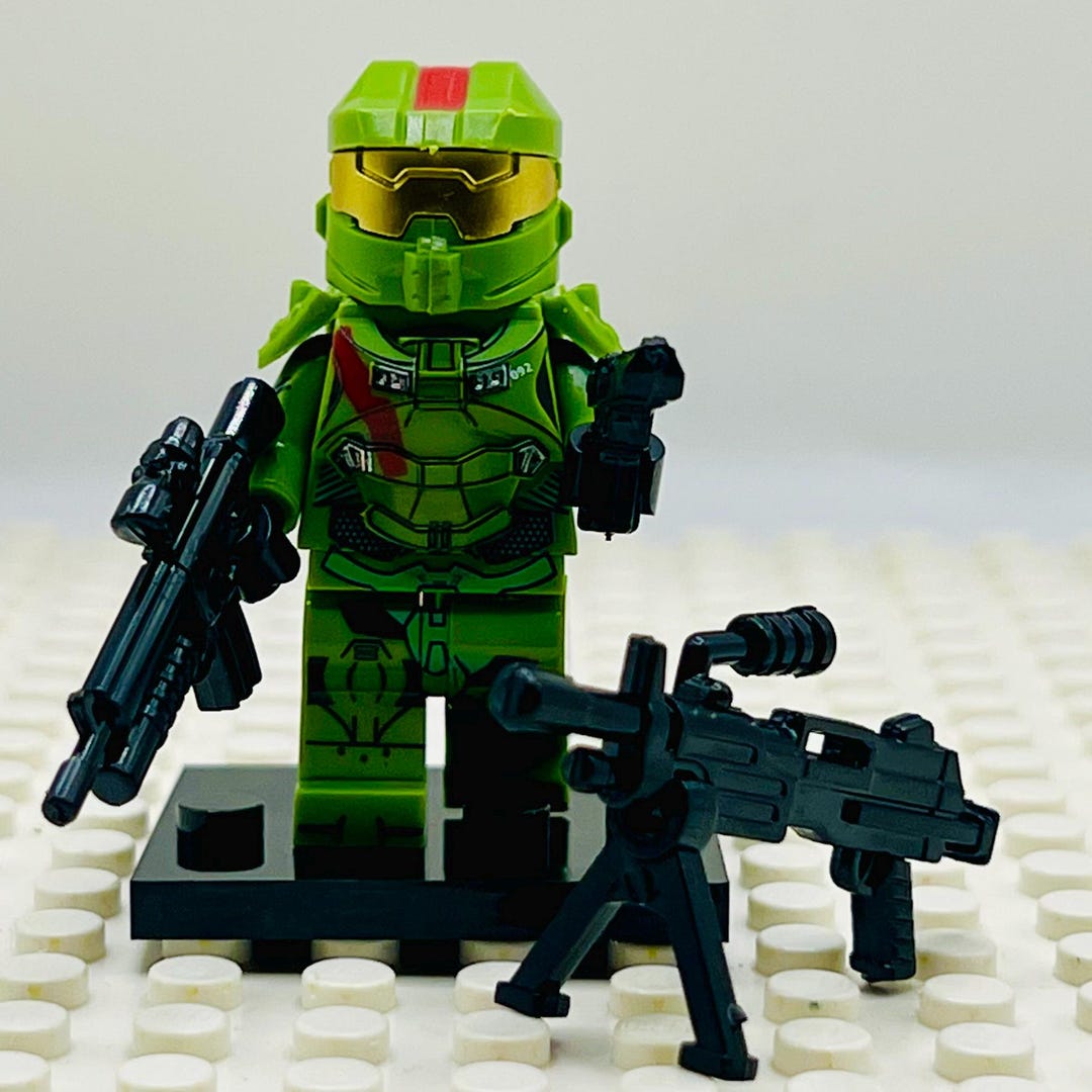 Halo Master Chief Custom Mini Figure V2 - Etsy