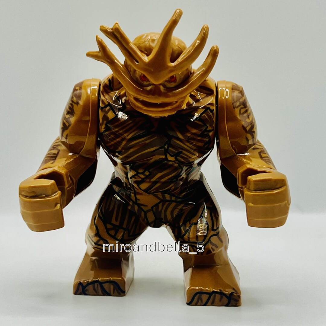 Marvel GOTG King Groot Custom Big Figure Minifigure Bigfig New Not Lego ...