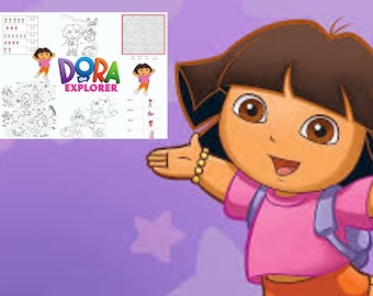 Dora The Explorer Map Template