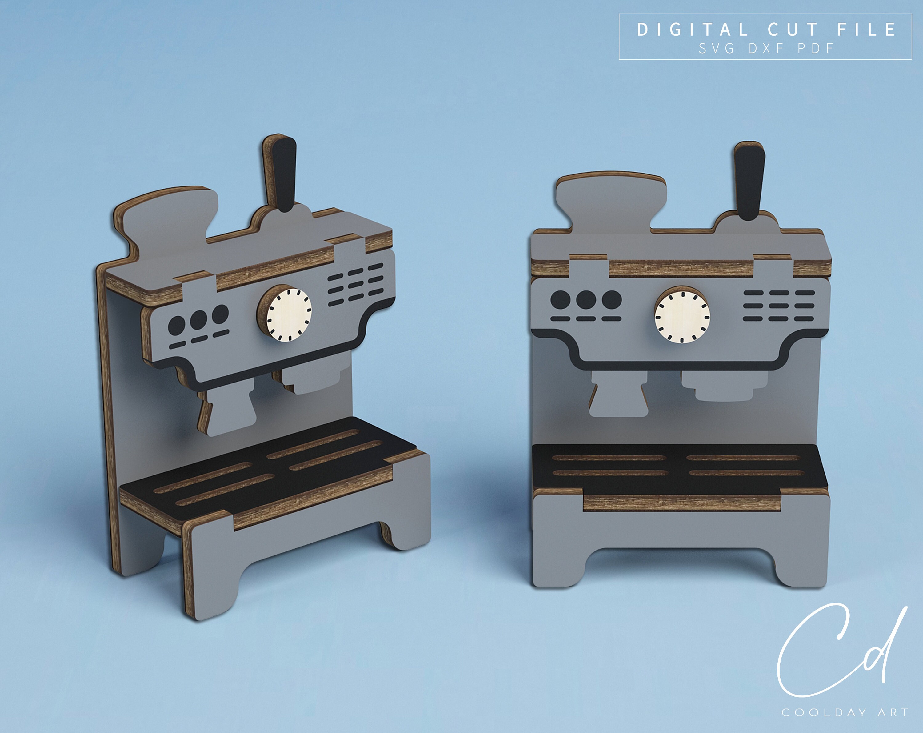 Food Truck, Cafe Truck, Ice Cream Cart, Taco SVG DXF PDF - Glowforge ...