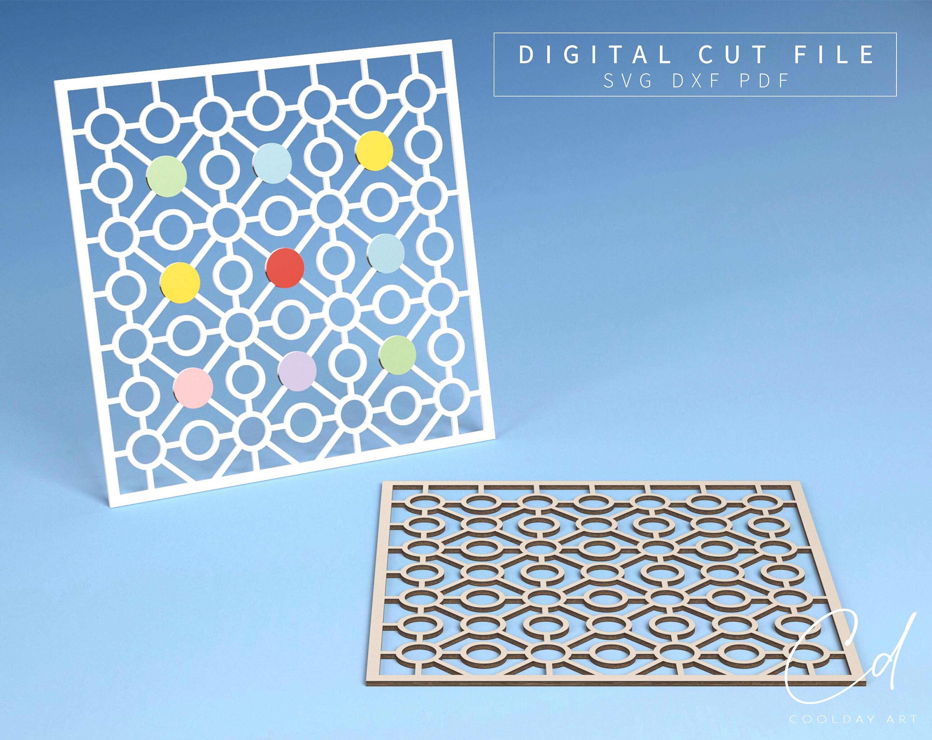 Minimalist Frame and Simple Base, Wire Frame SVG DXF PDF Glowforge ...