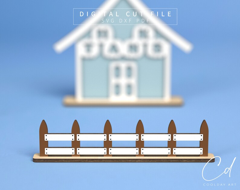Fences, House Fence, Ranch Fence, Barrier, SVG DXF PDF - Glowforge ...