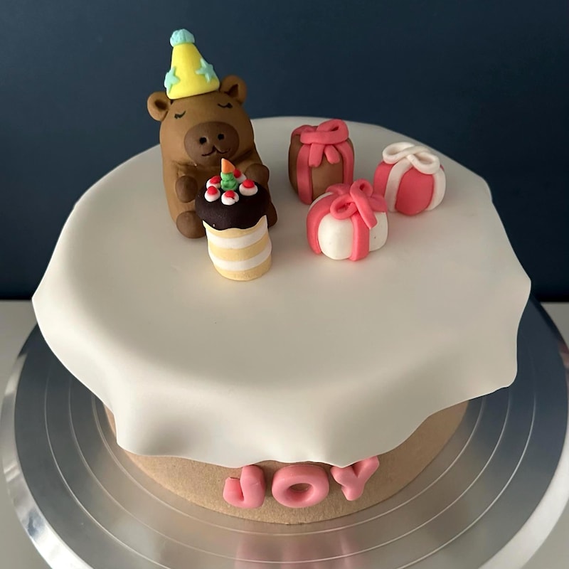 Capybara Birthday Cake - Etsy UK