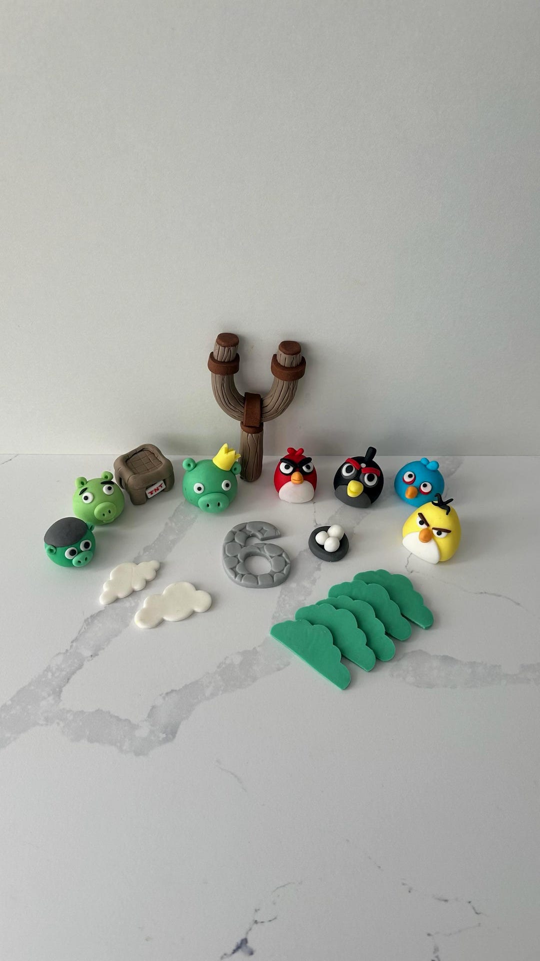 Angrey Birds Inspired"unofficial" Edible Fondant Cake Toppers - Custom ...
