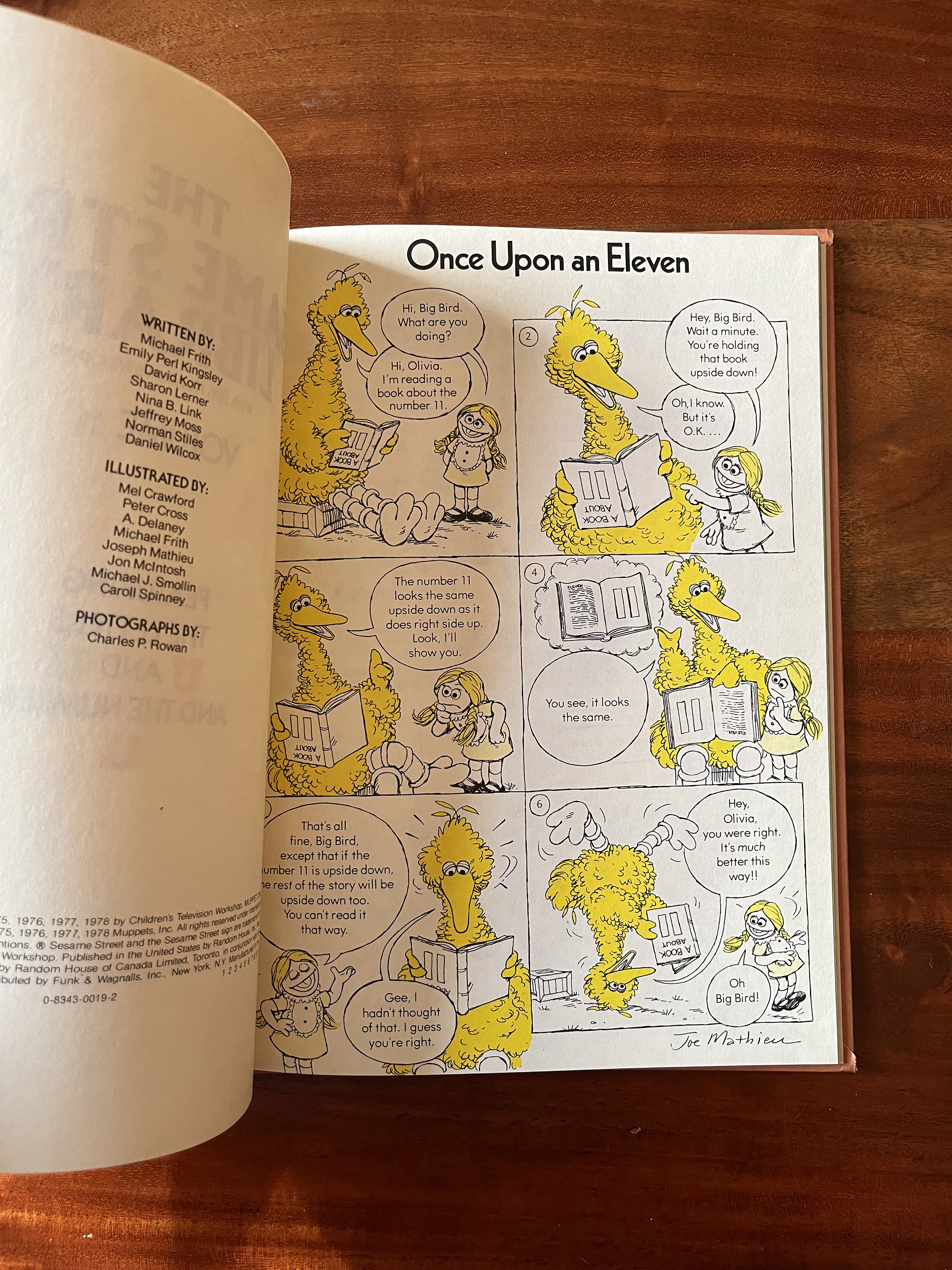 Sesame Street Library Volume 11 1978 Hardcover. With Art by J. Mathieu ...