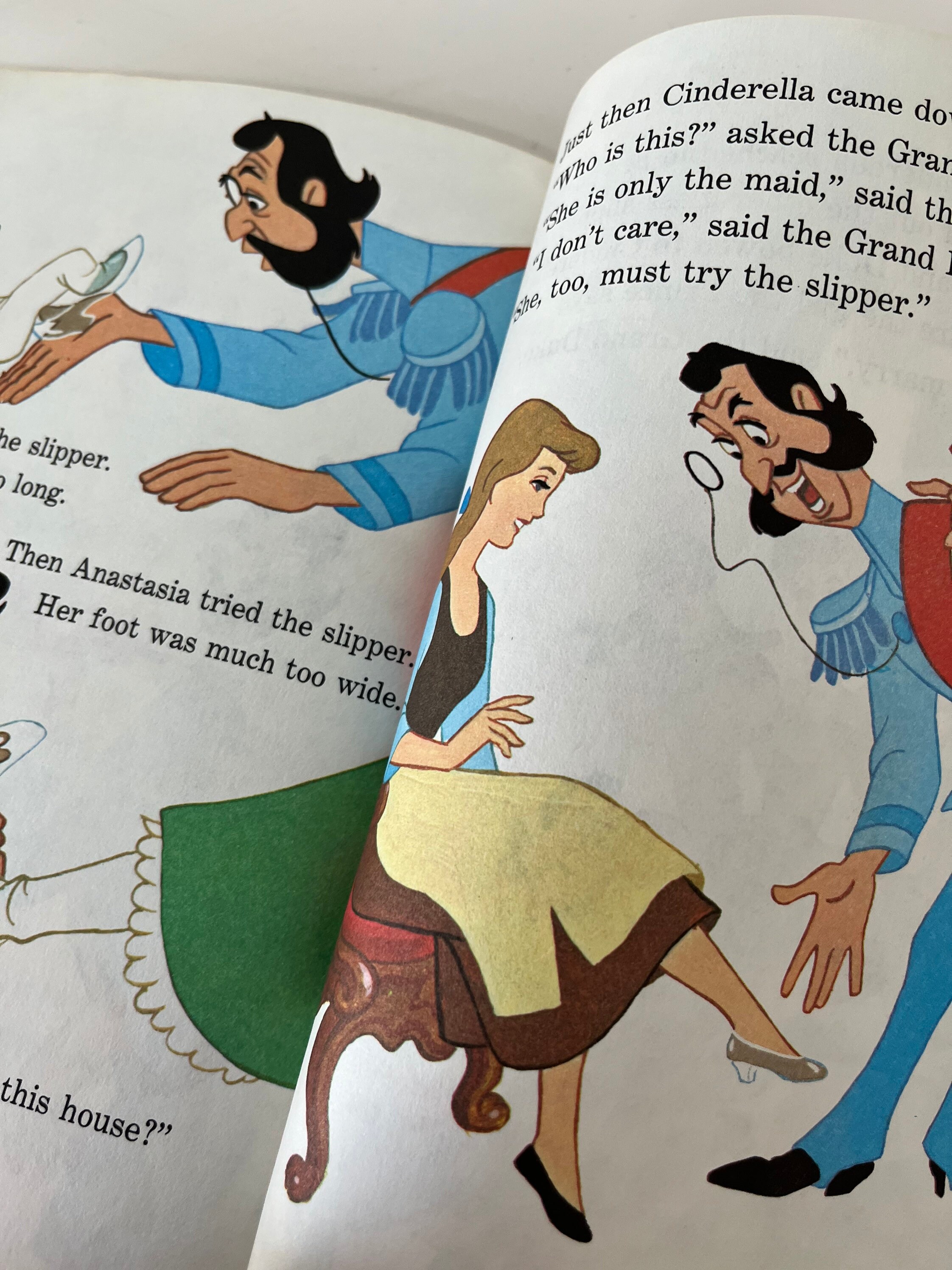 Cinderella. Disney's Wonderful World of Reading 1974. Beautiful Vintage ...