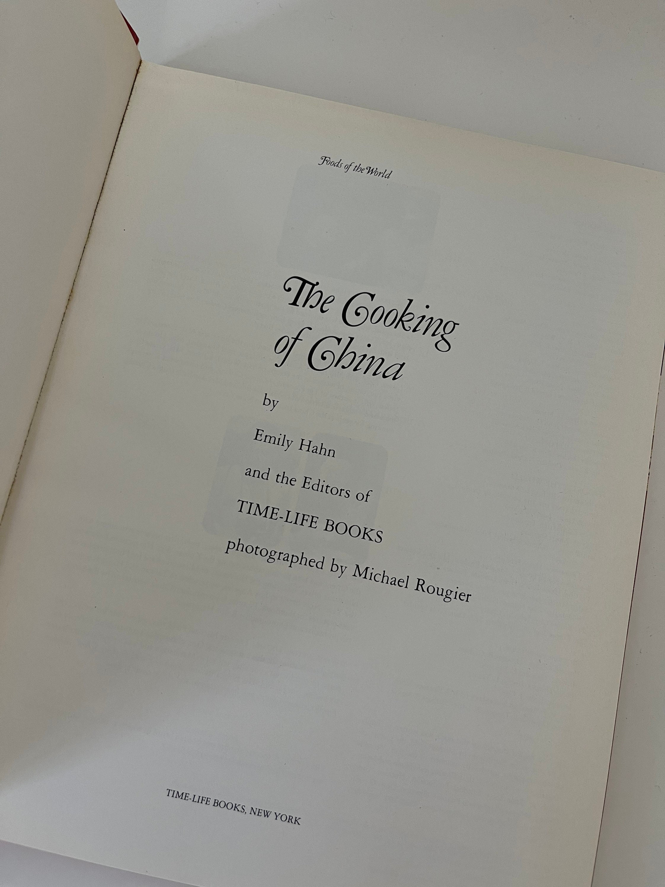 The Cooking of China by Emily Hahn. Foods of the World, Time Life Books ...