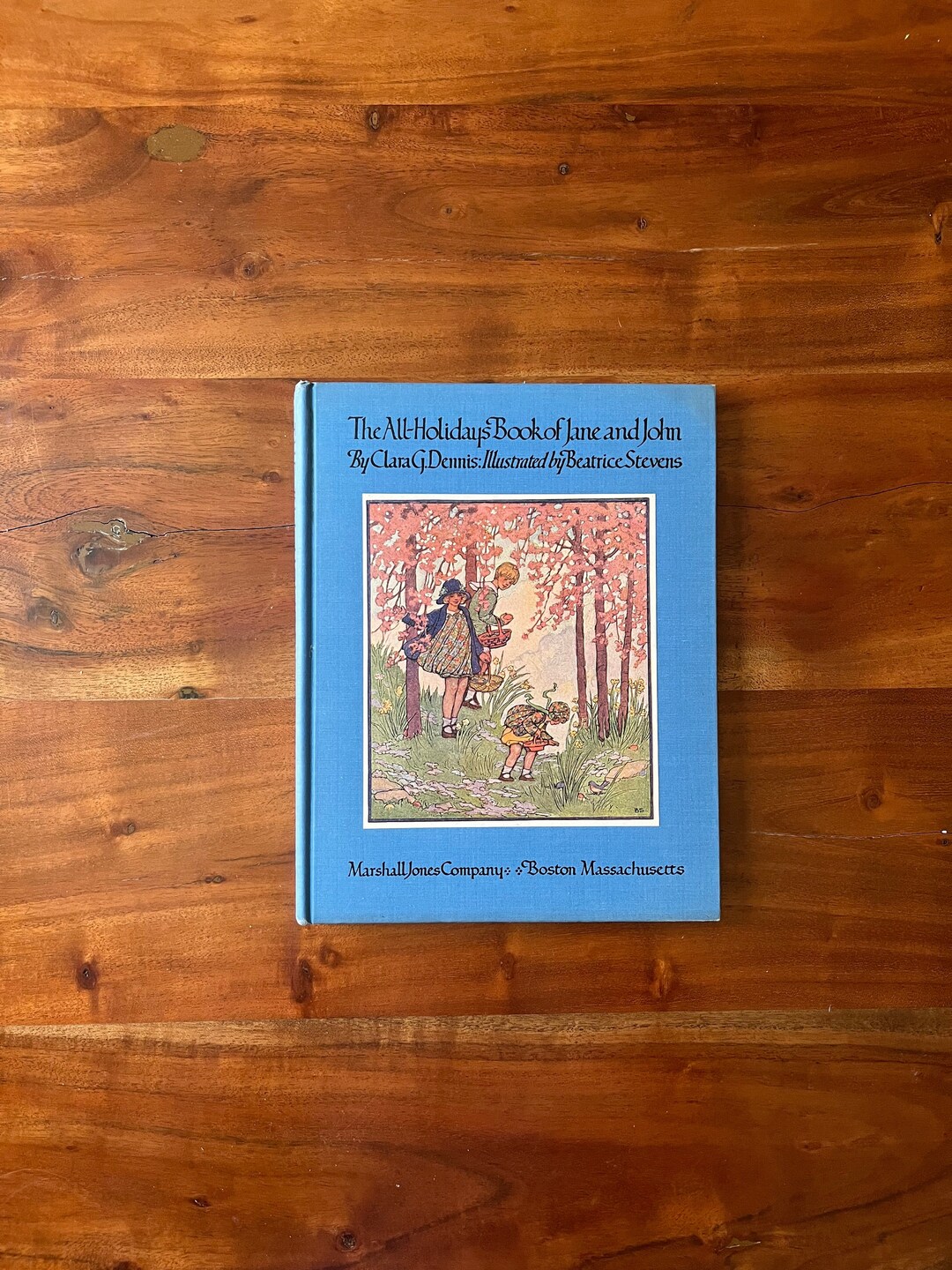 The All-holidays Book of Jane and John by Clara Dennis. Illustrated by ...