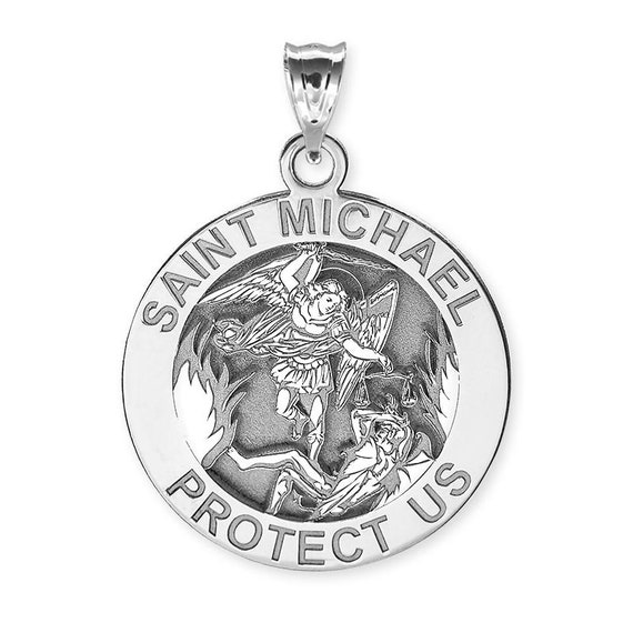 Saint Michael Pendant | Etsy