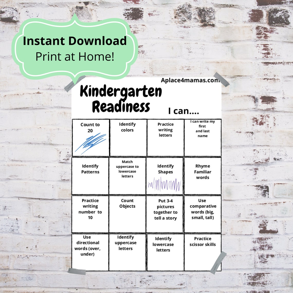 Kindergarten Readiness Bundle alphabet Worksheet Book, Alphabet ...