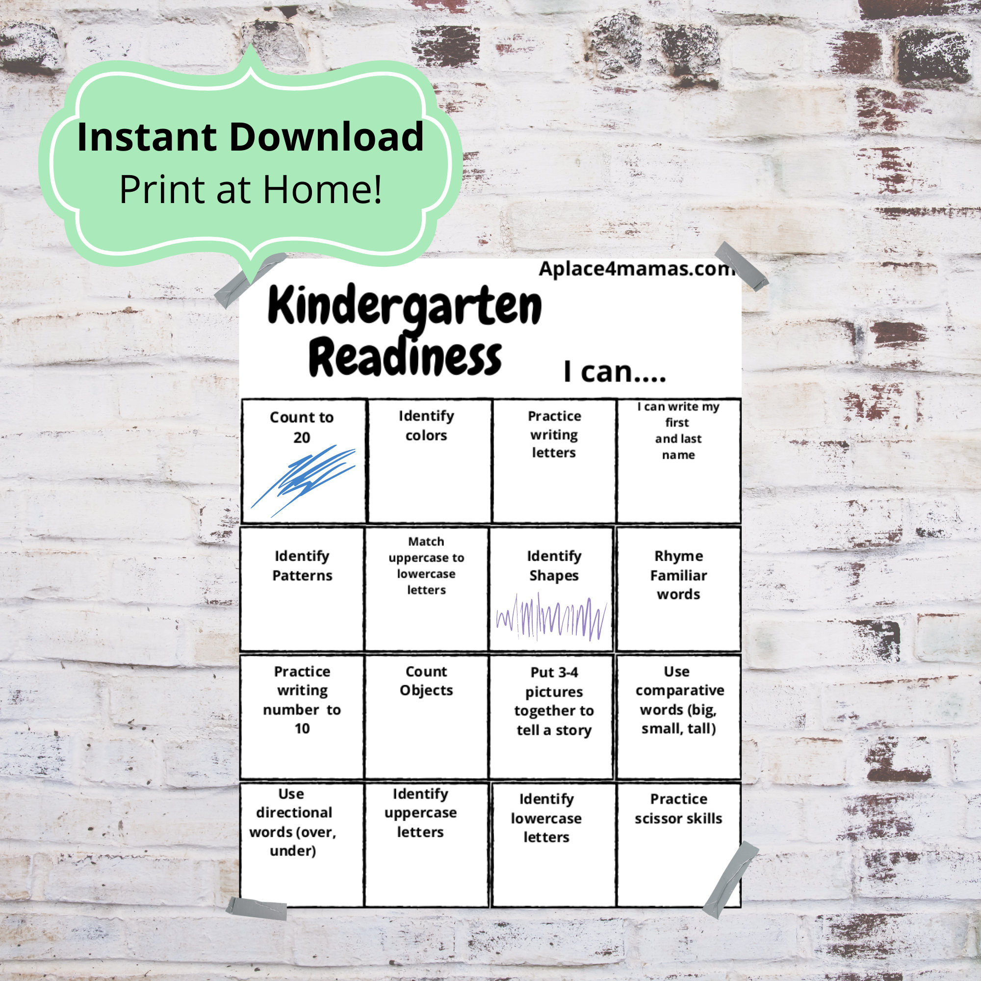 Kindergarten Readiness Bundle alphabet Worksheet Book, Alphabet ...