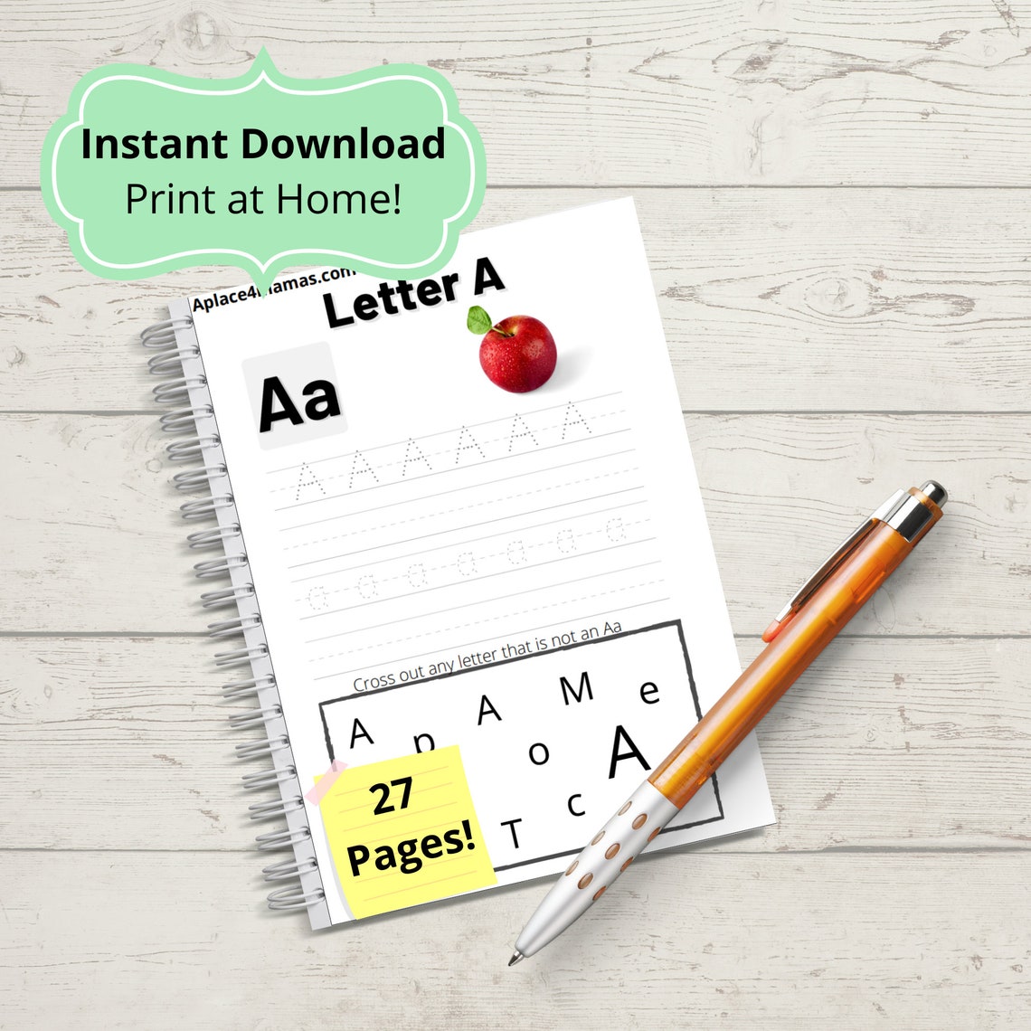 Kindergarten Readiness Bundle alphabet Worksheet Book, Alphabet ...