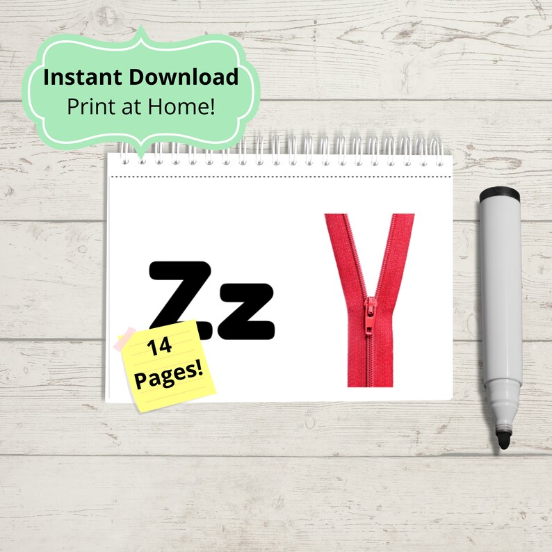 Alphabet Book ABC Printable Abc ABC Books ABC Game - Etsy