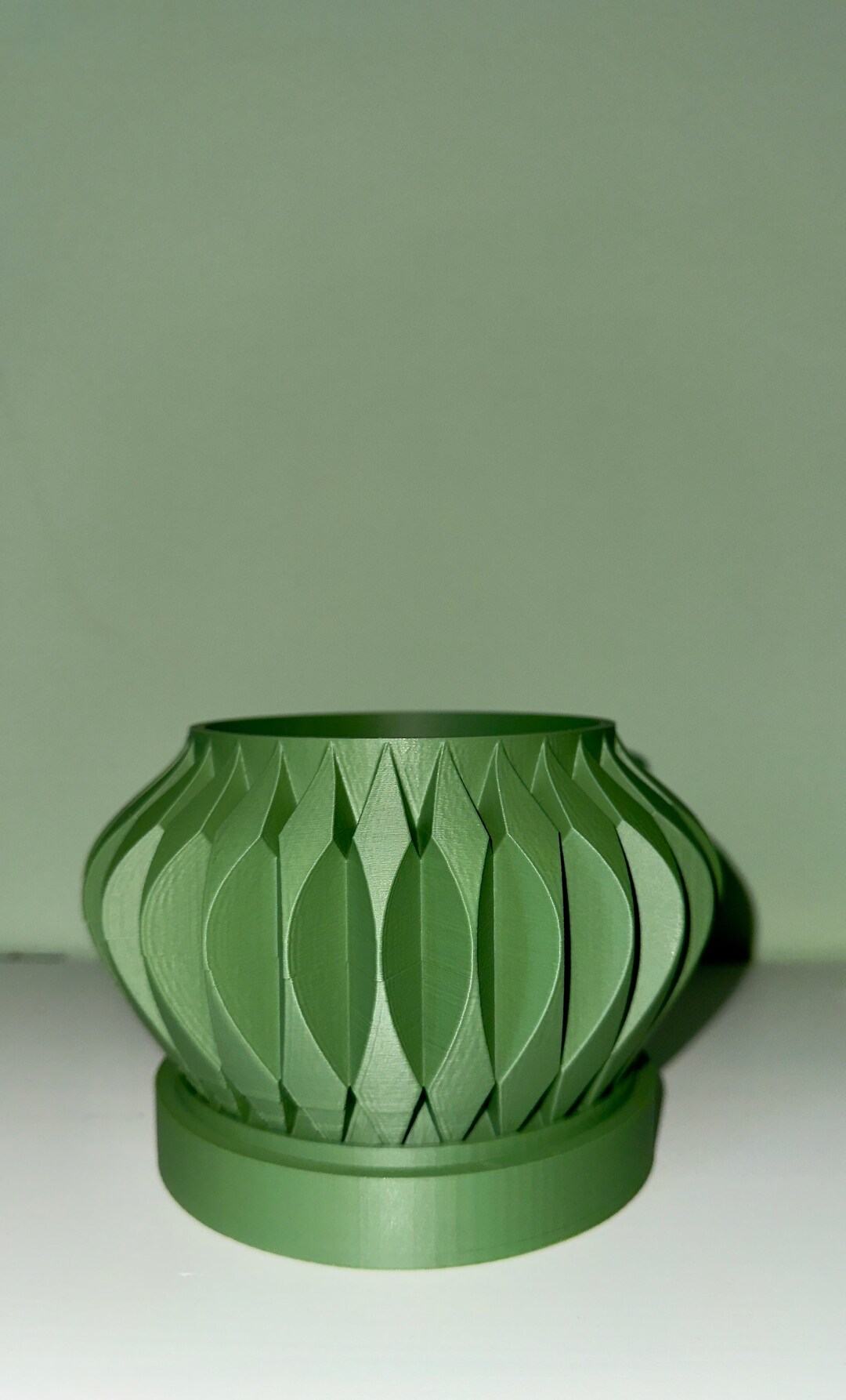 Geometric Vase 3D Vase Spherical Design Interior Under Vase Decorative ...