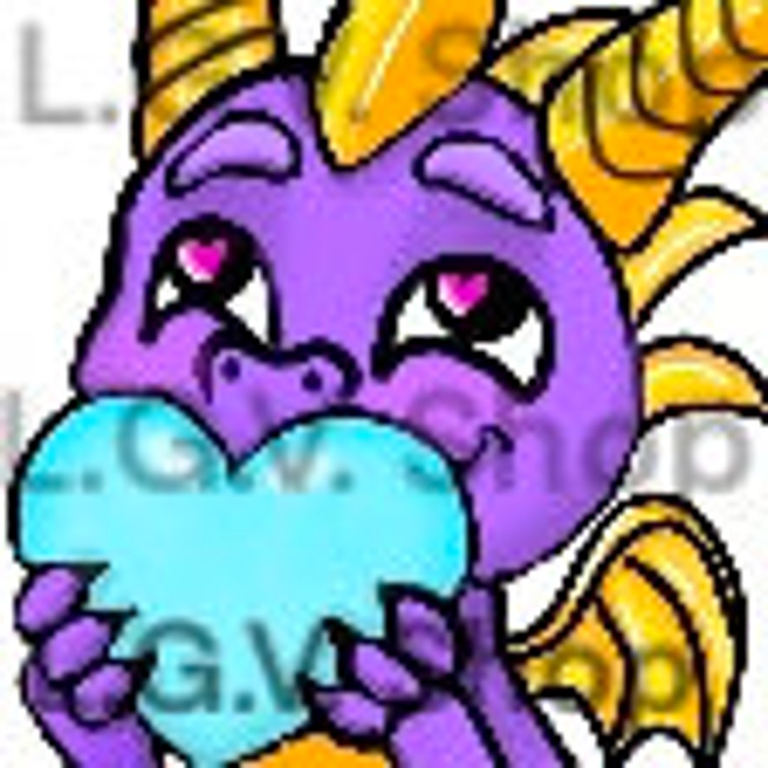 Spyro Heart Emote - Etsy