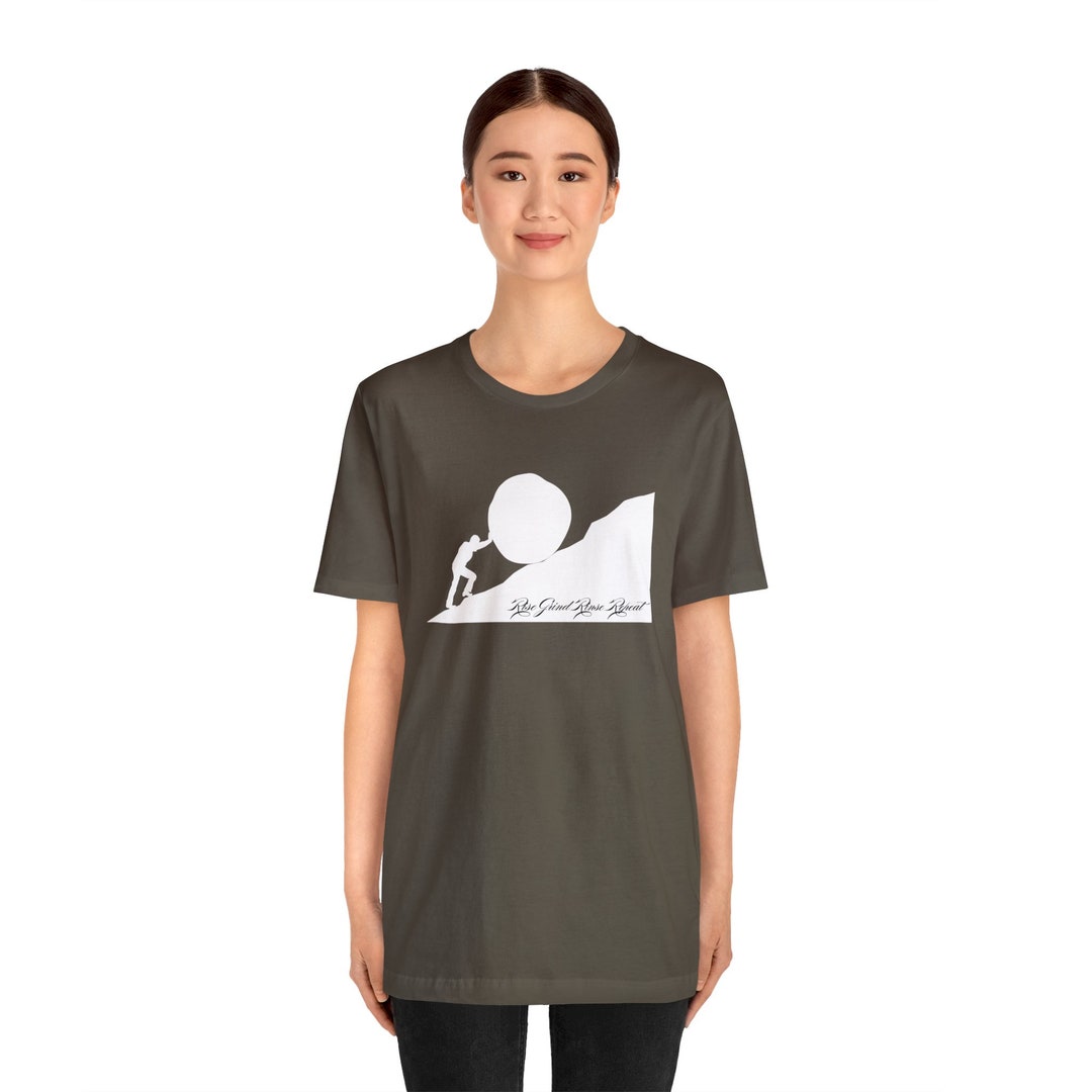 Sisyphus Rise Shirt Gym T-shirt Weightlifting Cool Fitness Gift ...