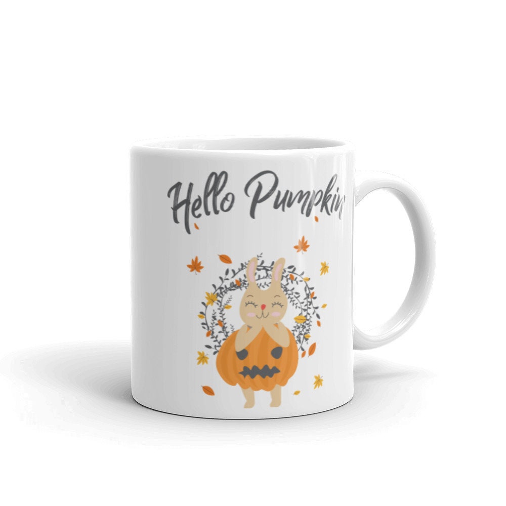 Hello Pumpkin Coffee Mug Fall Mug Cute Halloween Mug - Etsy