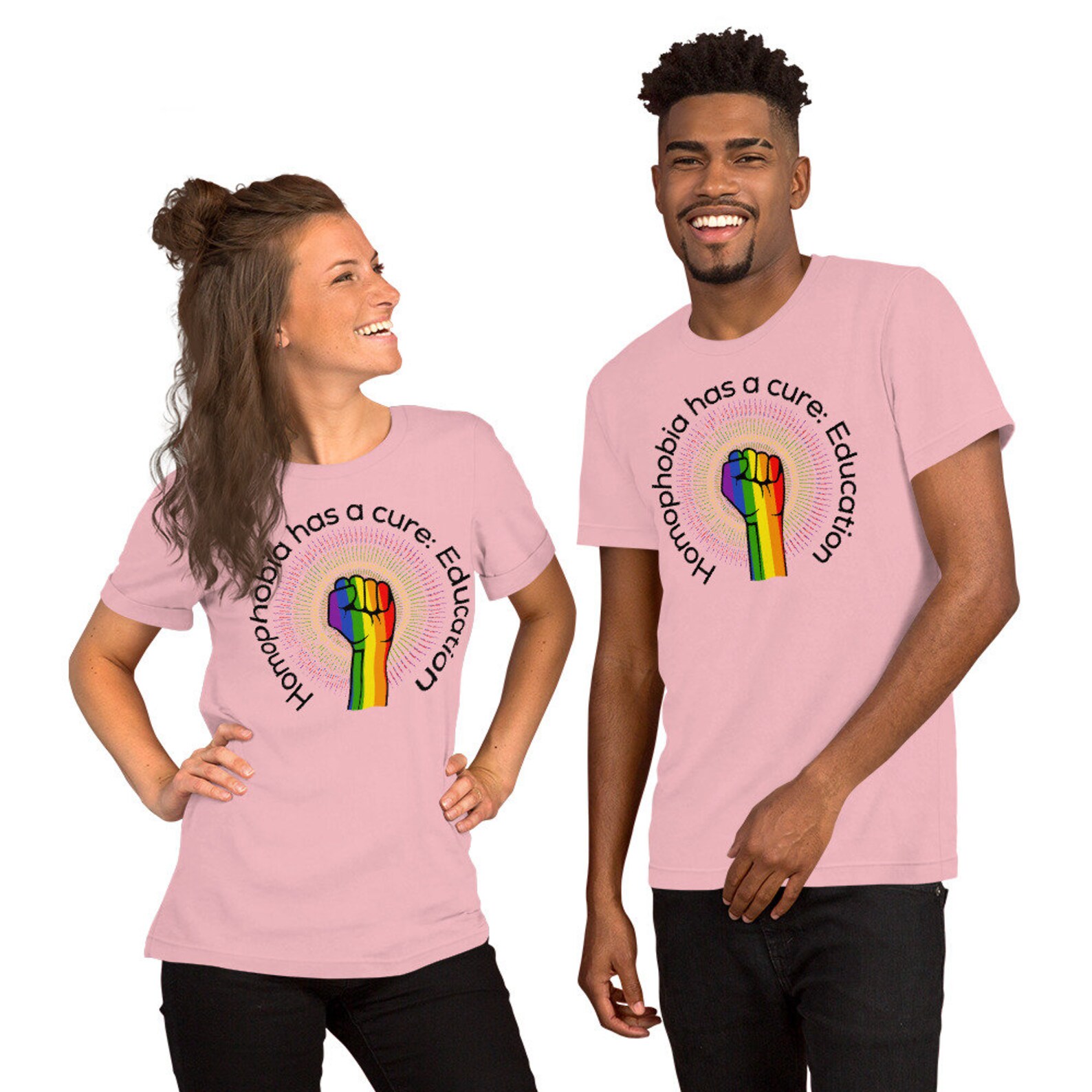 Homophobia Has A Cure Pride Shirt Rainbow Shirt LGBT Shirt - Etsy