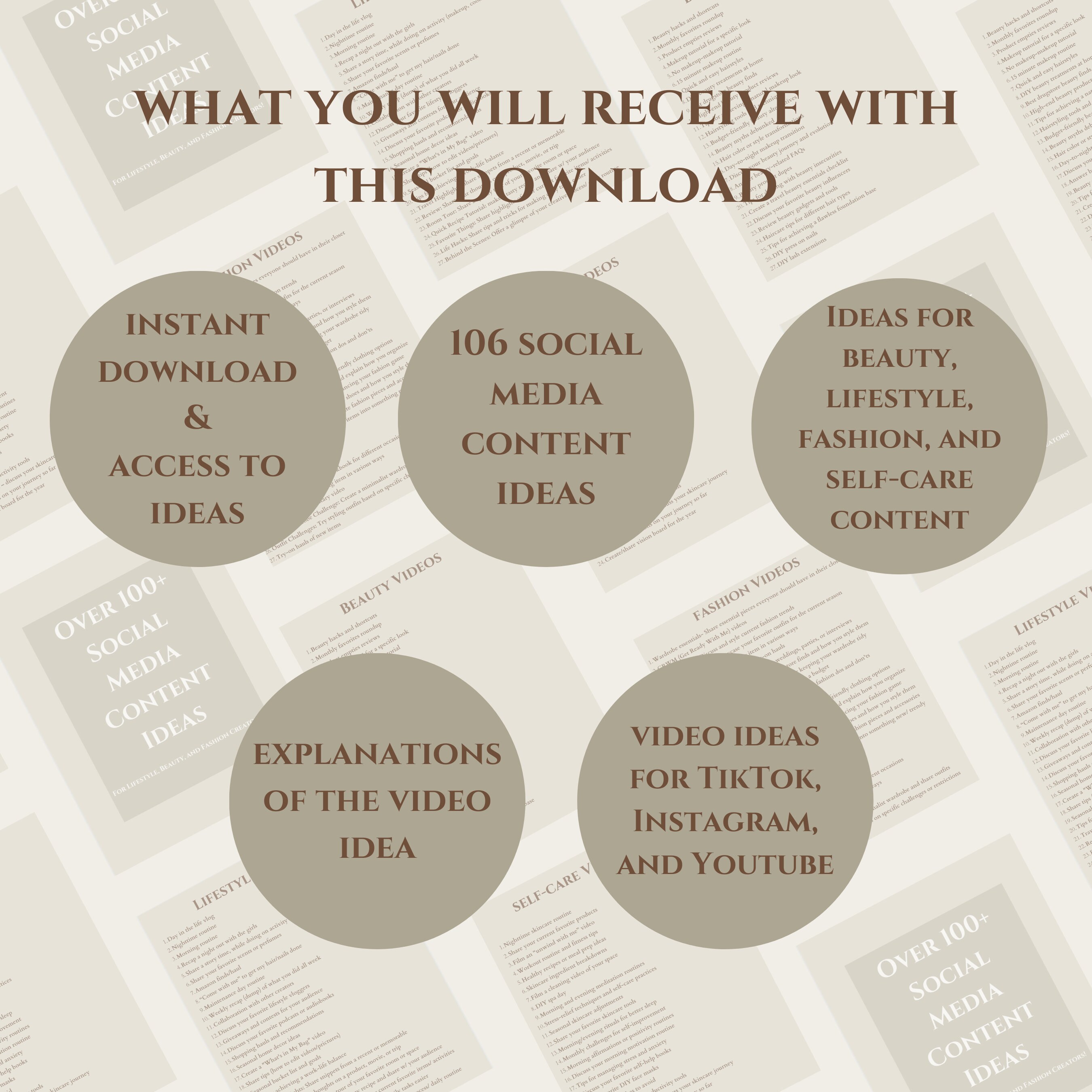 100+ Social Media Content Ideas for Tiktok, Instagram, and Youtube ...
