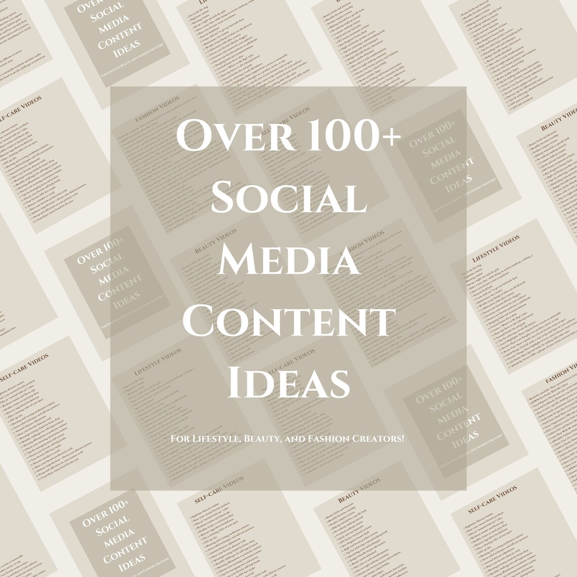 100+ Social Media Content Ideas for Tiktok, Instagram, and Youtube ...