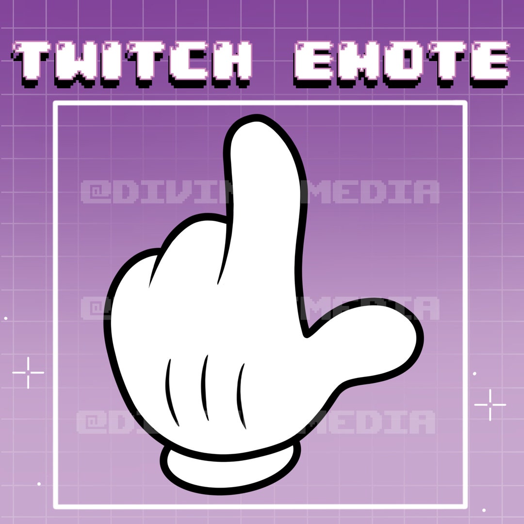 Take the L Loser Key Twitch Discord Emote Bad Spray Retro Hand Glove ...