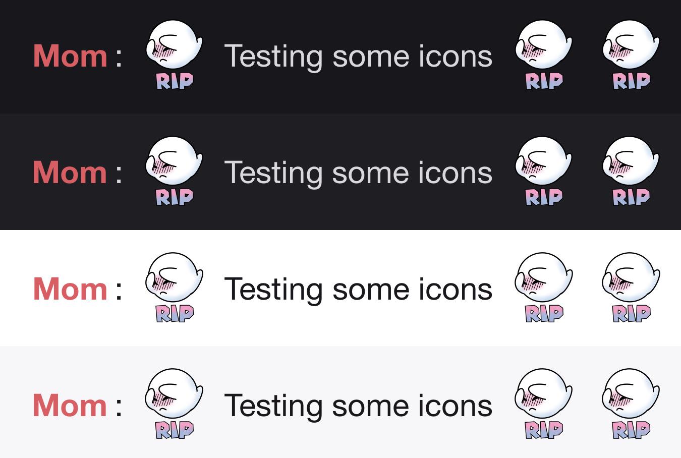 Boo Super Mario Bro Ghost Twitch Emote Discord Spooky Scared Kawaii ...