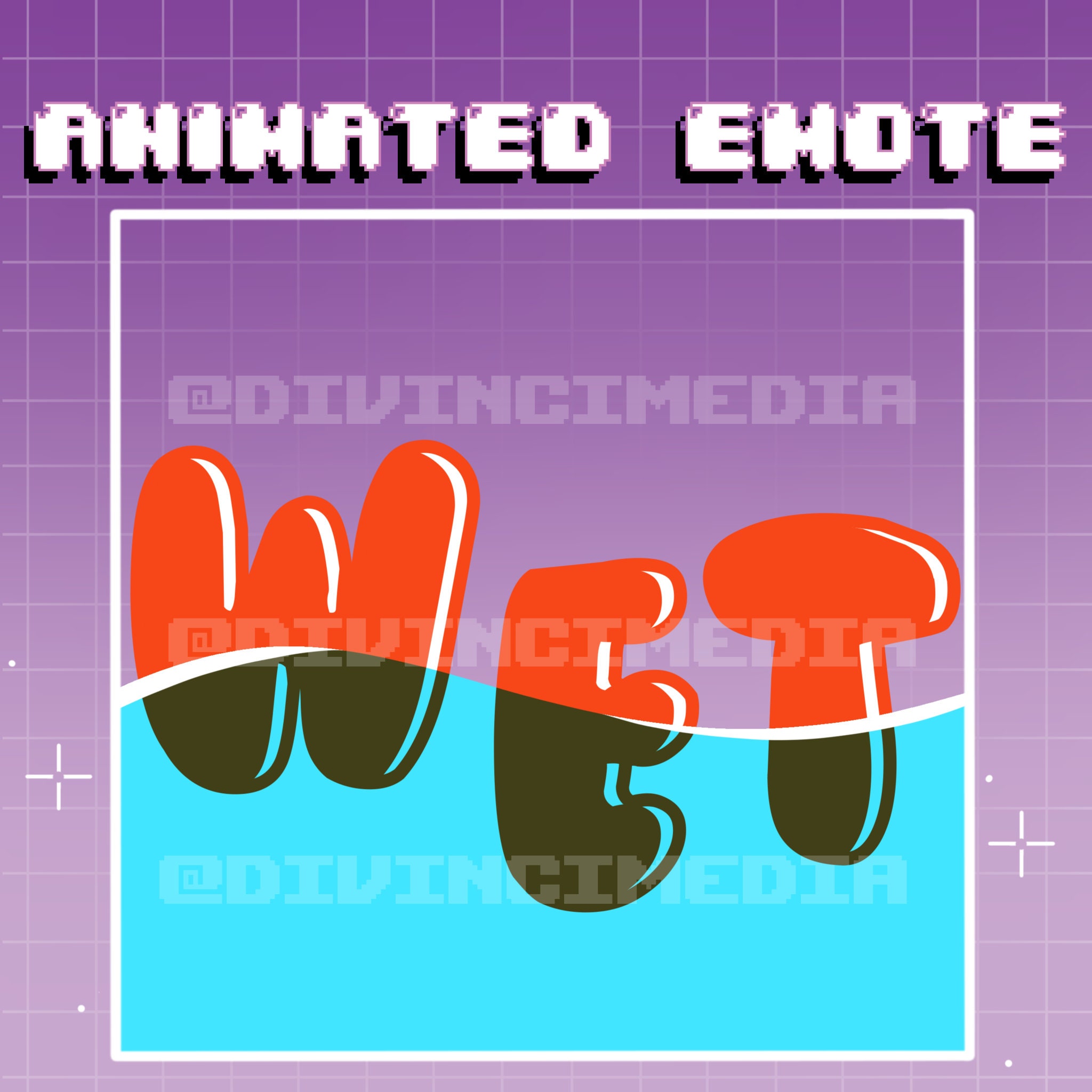 Animated Twitch Emote Discord Wet Water Moist Yes Daddy Sign Hydrate ...