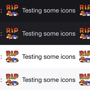 Paper Mario Rest in Peace RIP Twitch Discord Emote Press F in Chat Key ...