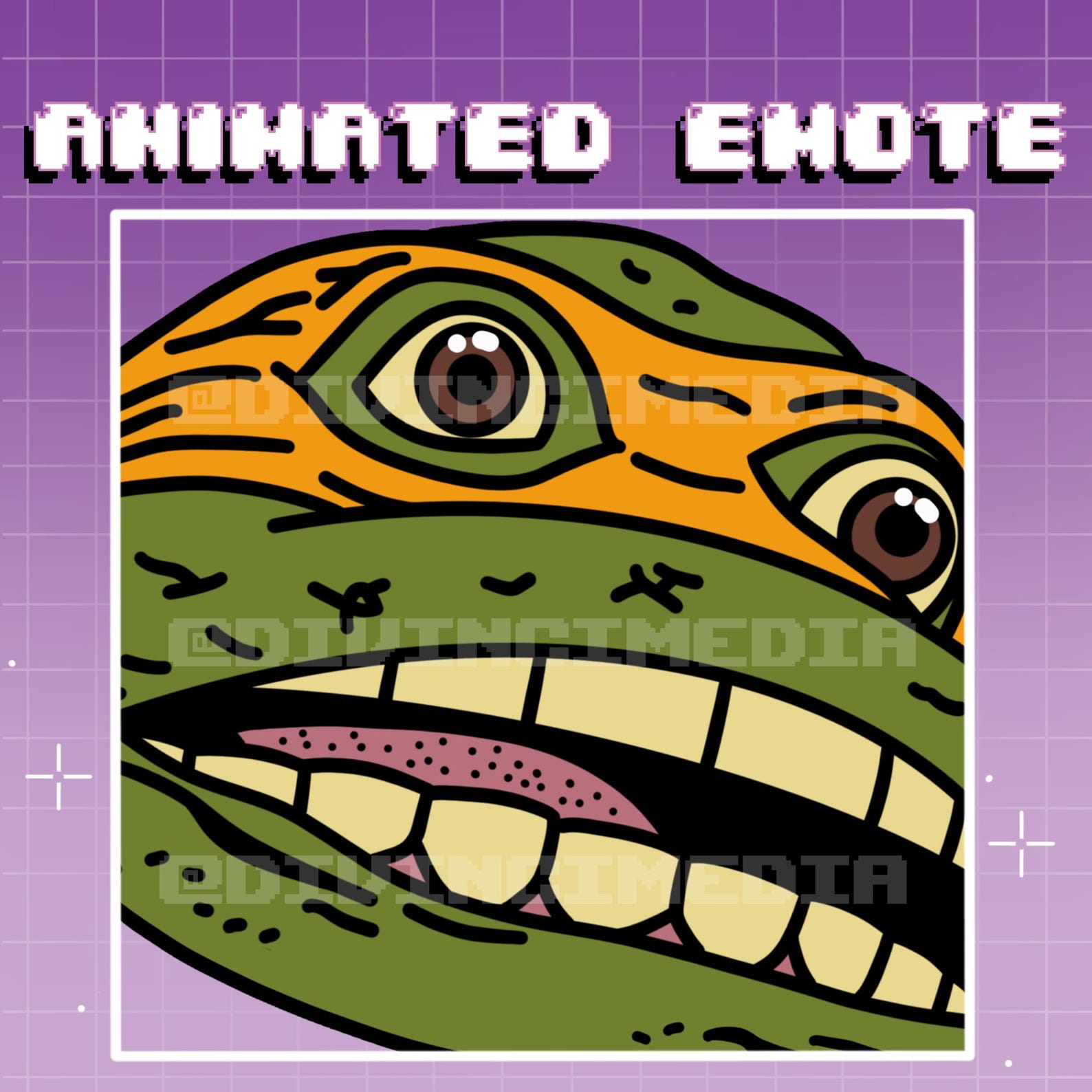 TMNT Ninja Turtles Cowabunga It is Animated Twitch Emote GIF Discord - Etsy
