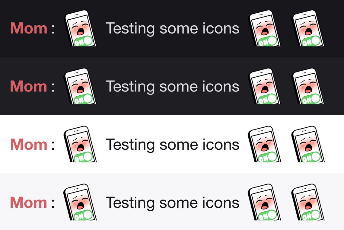 Turned on Phone Switch Twitch Emote Discord Gasm Horny Jail Police Bonk ...