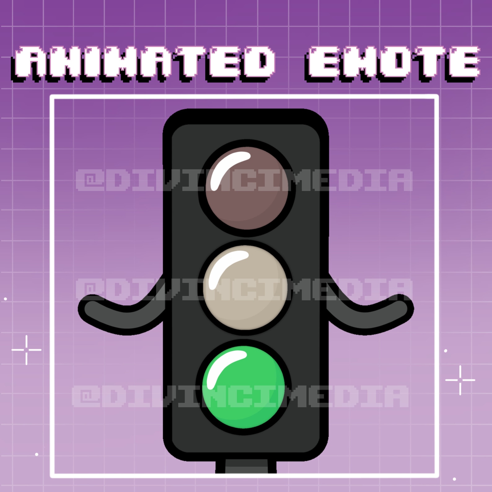 Animated Twitch Emote Green Traffic Light Let's Go Gif Discord Hype LFG ...