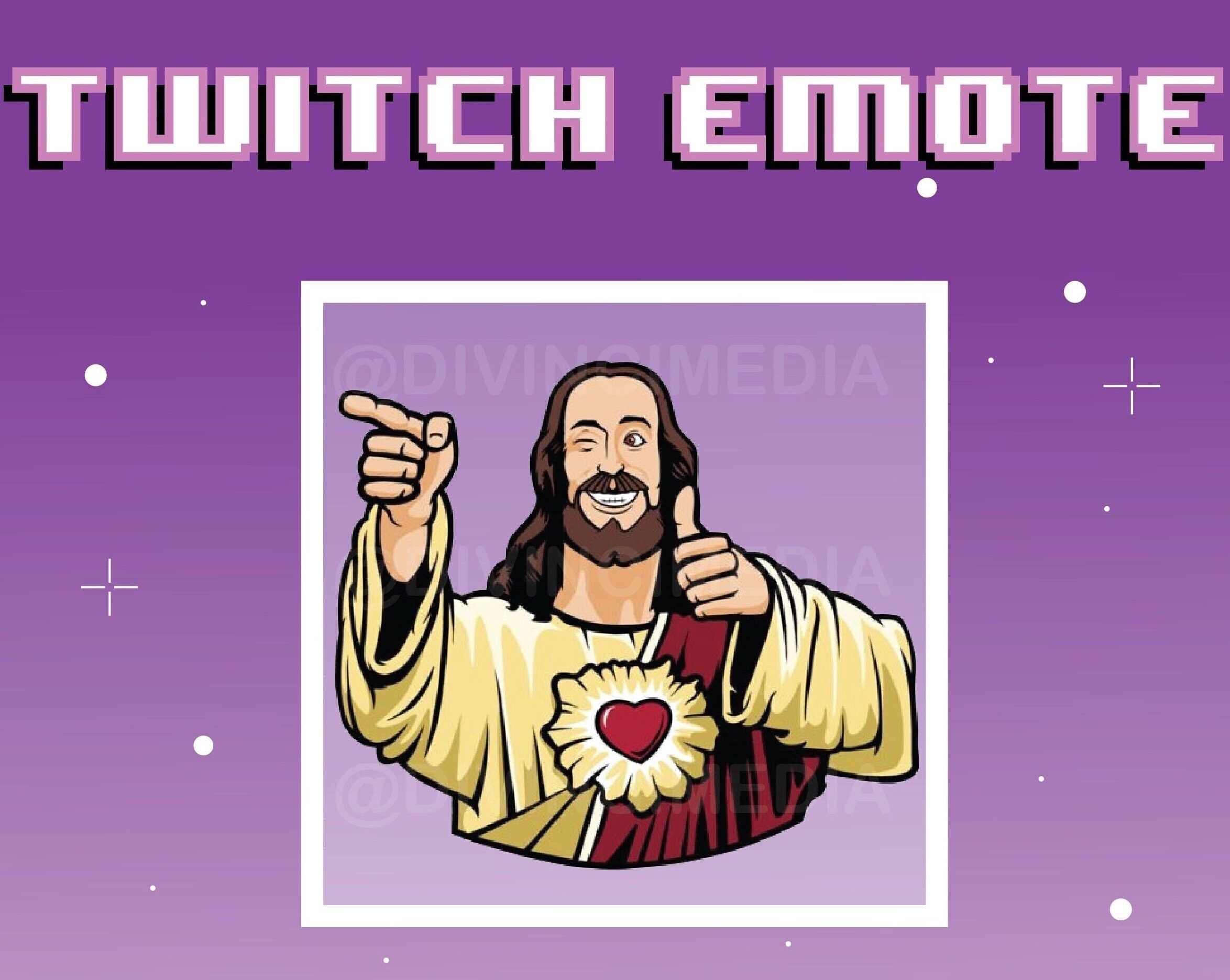 Buddy Jesus Christ Twitch Emote - Etsy