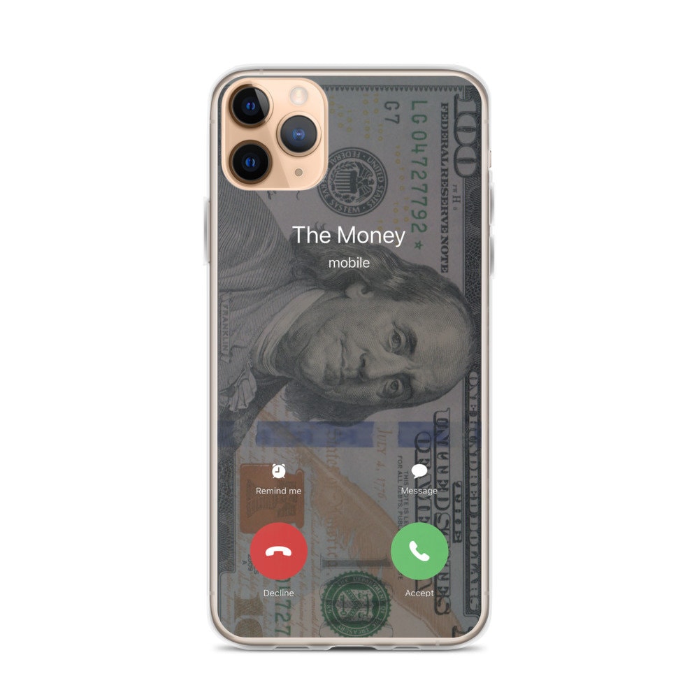 The Money Calling Hundred Dollar Bill Iphone Case - Etsy