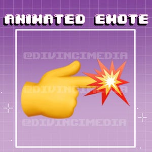 Animated Finger Gun Twitch Emote Hand Emoji Shooting Aim Bang Boom ...