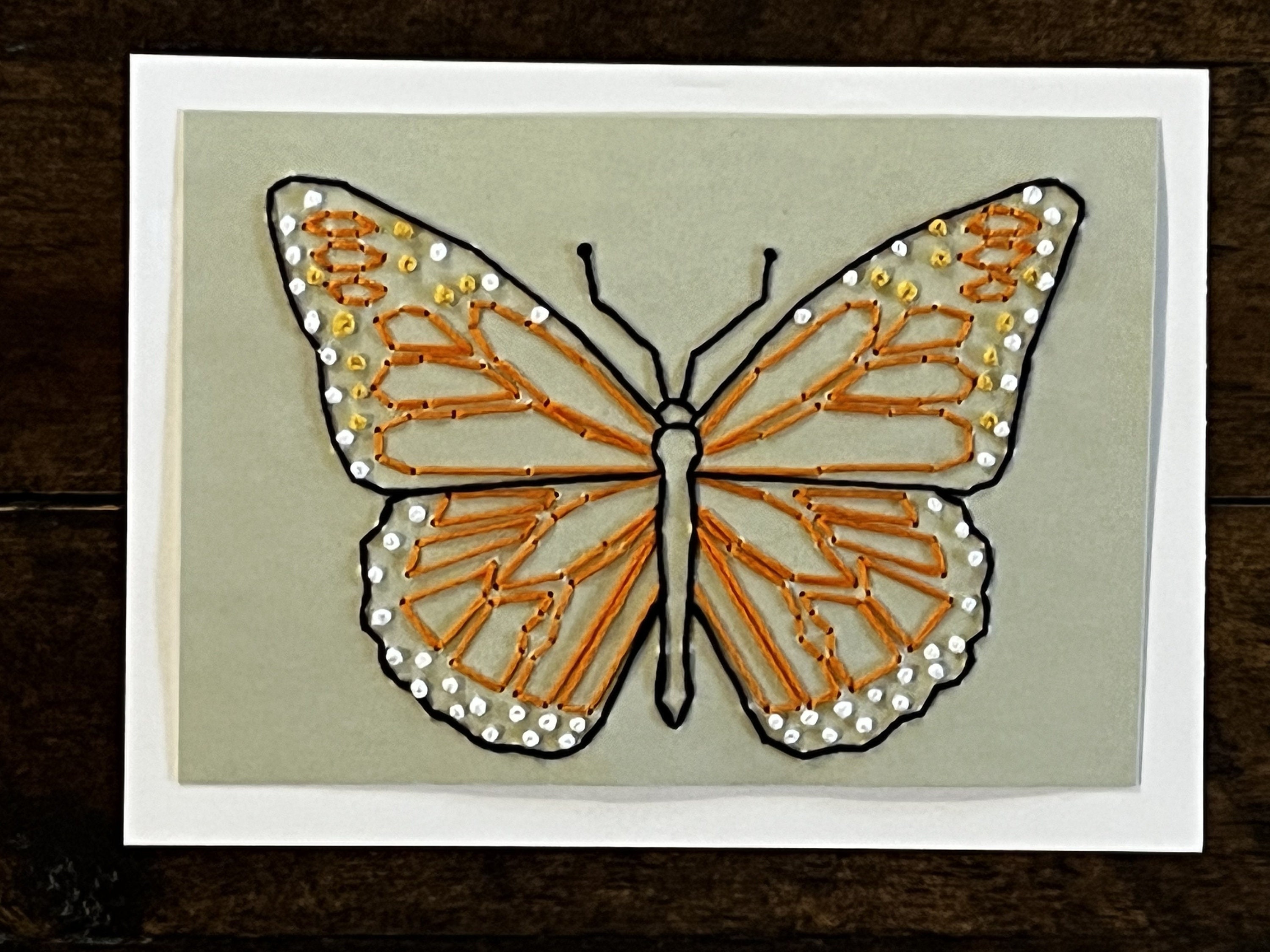Butterfly A2 Hand-embroidery Pattern Download | Paper Embroidery | Home ...