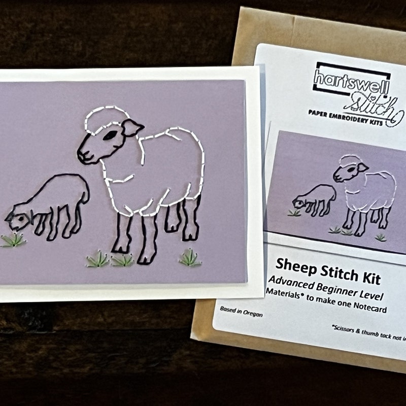 Sheep Embroidery - Etsy