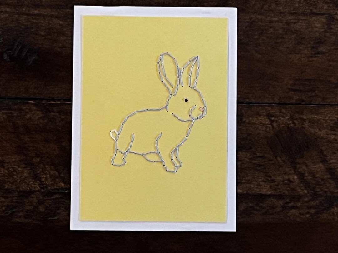 Rabbit A2 Hand-embroidery Pattern Download | Paper Embroidery | Home ...